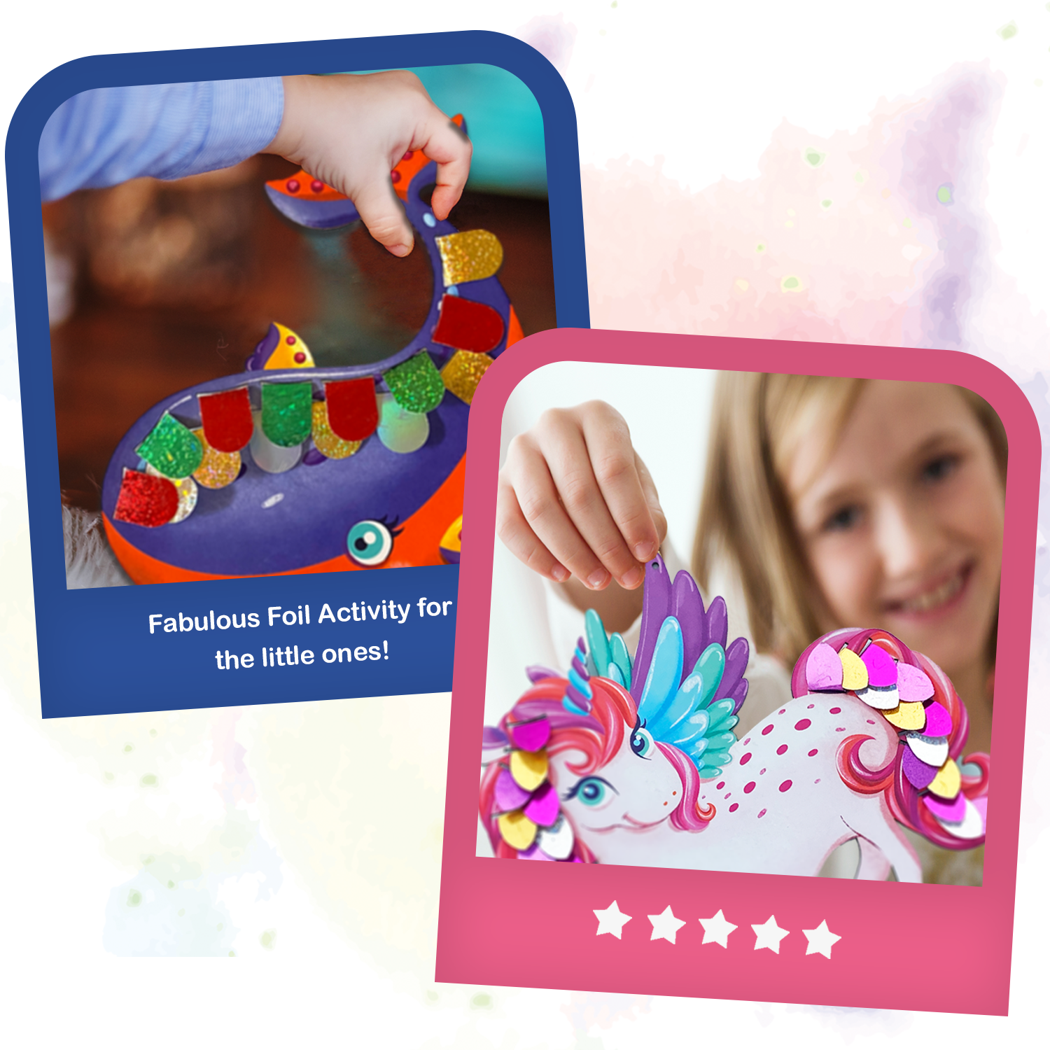 Chalk & Chuckles Foil Art & Craft, Magical Decorations, Unicorn & more