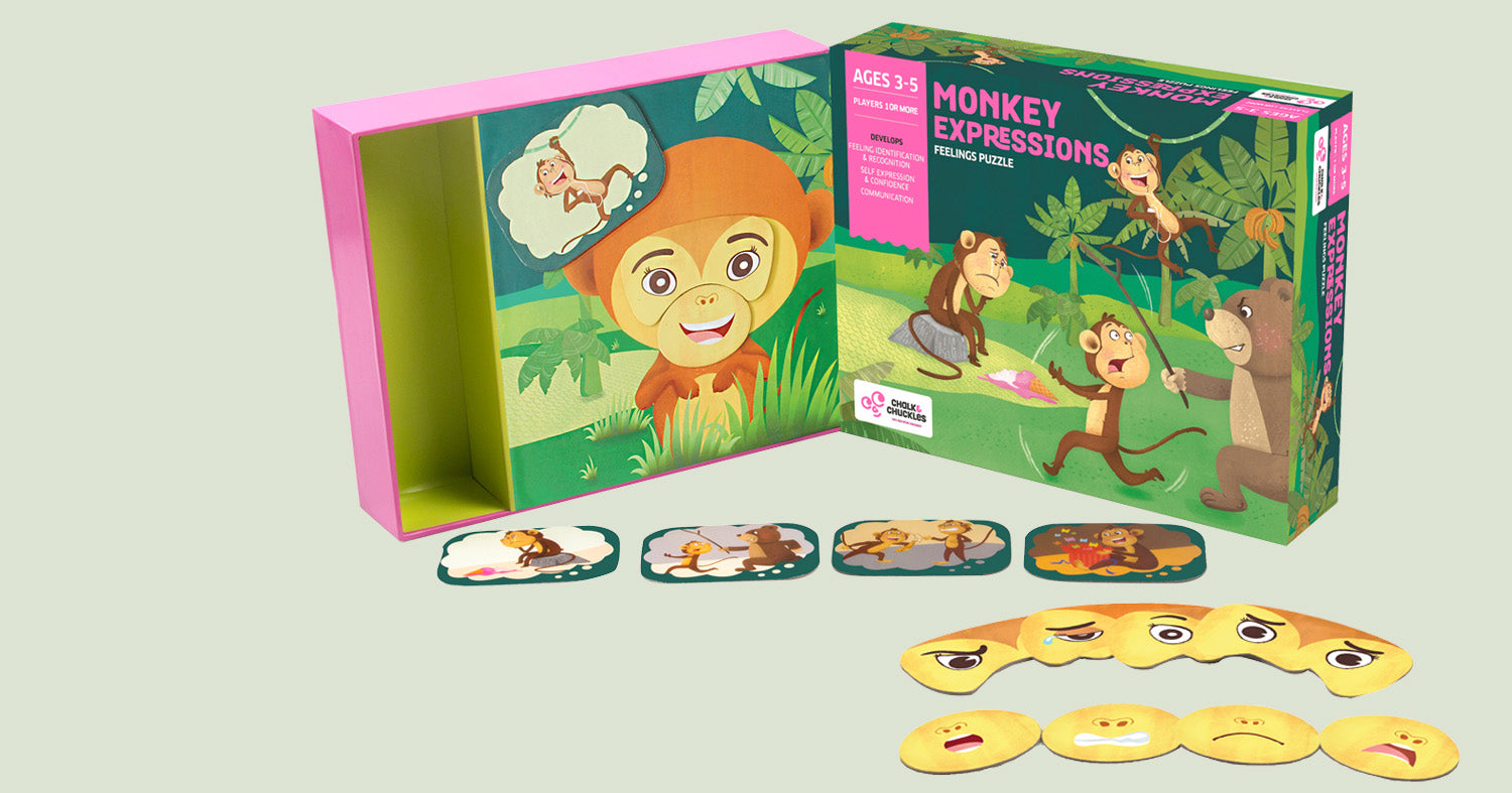 Monkey Expressions – Chalk & Chuckles